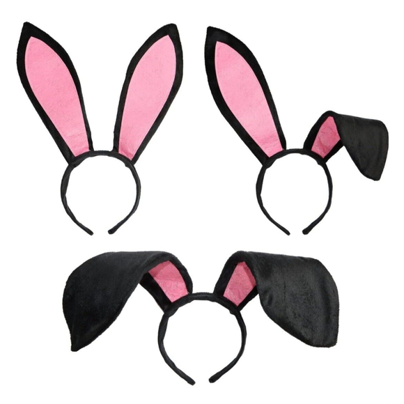 Unbranded | Costumes | Bunny Ears And Tail Set Plush Easter Rabbit Ears ...